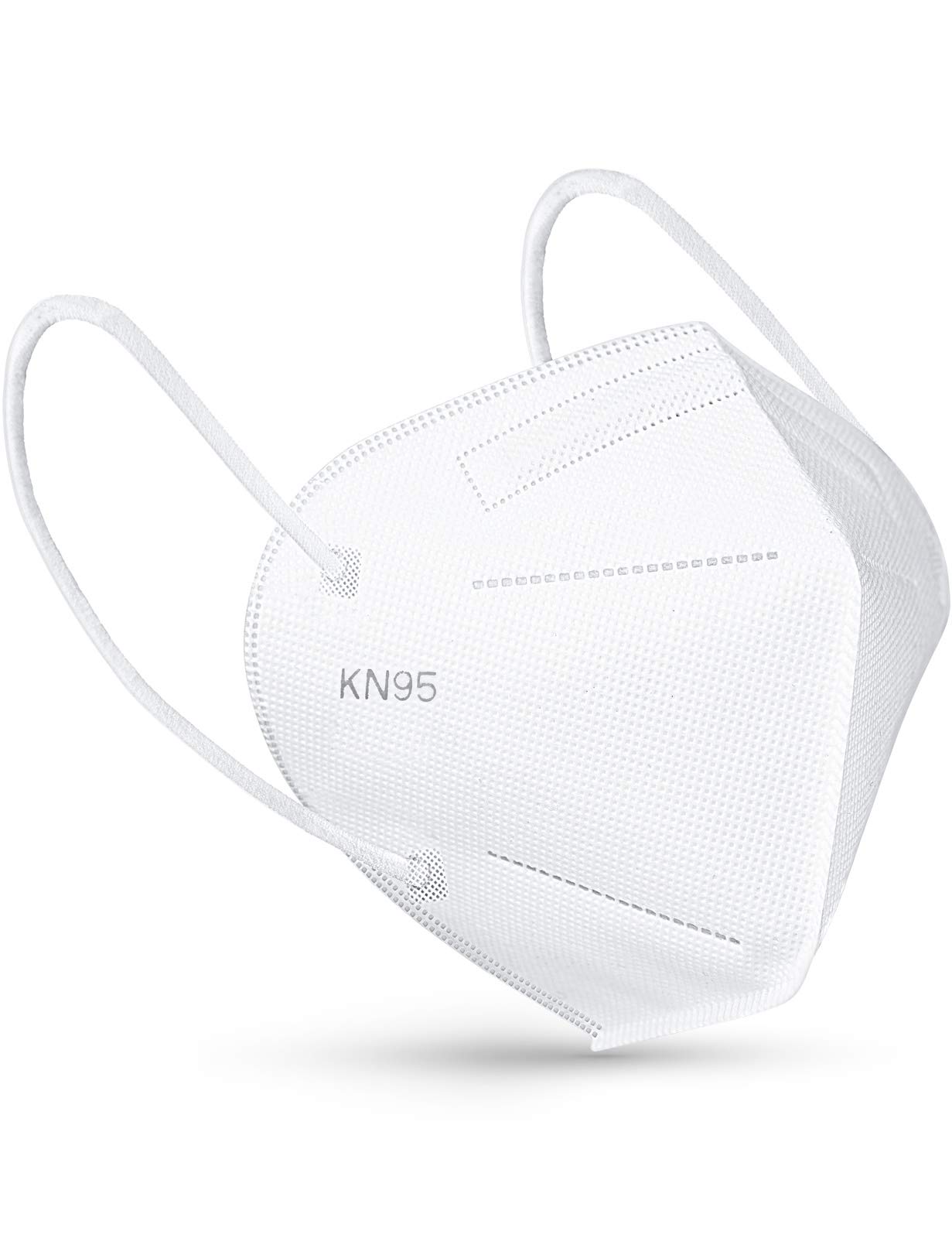 Boncare KN95 Face Mask 30 PCs, 5-Layer Face Mask for Men & Women, Updated Breathable, Comfortable (White)