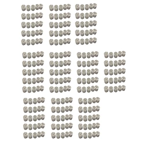 Baosity B 300 PCS Colored Hanger Sizer Garment Markers (Blank) Color Size Clips, White