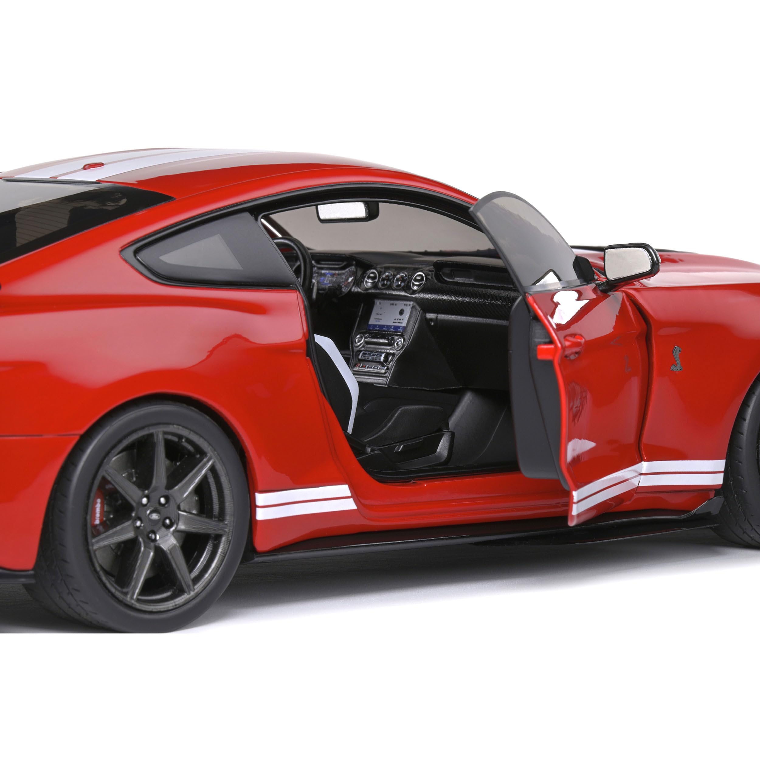 solido S1805903 Ford 1:18 Mustang GT500-Red, Multicolored