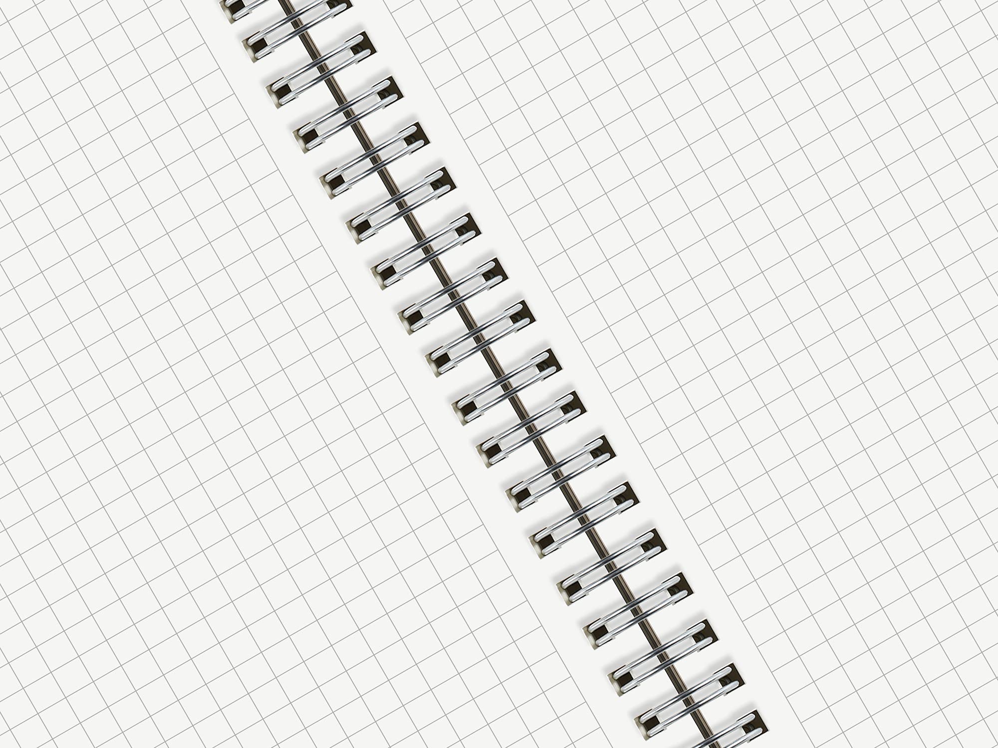 HULYTRAAT Large Graph Ruled Wirebound Spiral Notebook, 8.5 x 11 Inches, 5 X 5 Graph Ruled (5 sq/in) Paper Pad, Premium 100gsm Ivory White Paper, 128 Squared/Grid Pages per Notebook (Pack of 2)