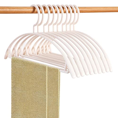 xiaoguozi Clothes Hanger,Hangers Space Saving Lightweight & Non Slip No Shoulder Bump Suit Hangers for Coat, Sweater, Jackets, Shirts, White