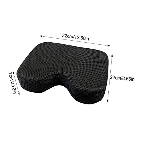 Rowing Machine Seat Cushion, Rower Seat Cushion with Custom Memory Foam, Washable Cover and Straps - Rowing Machine Cushion Alternative - Rower Accessories