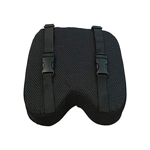 Rowing Machine Seat Cushion, Rower Seat Cushion with Custom Memory Foam, Washable Cover and Straps - Rowing Machine Cushion Alternative - Rower Accessories
