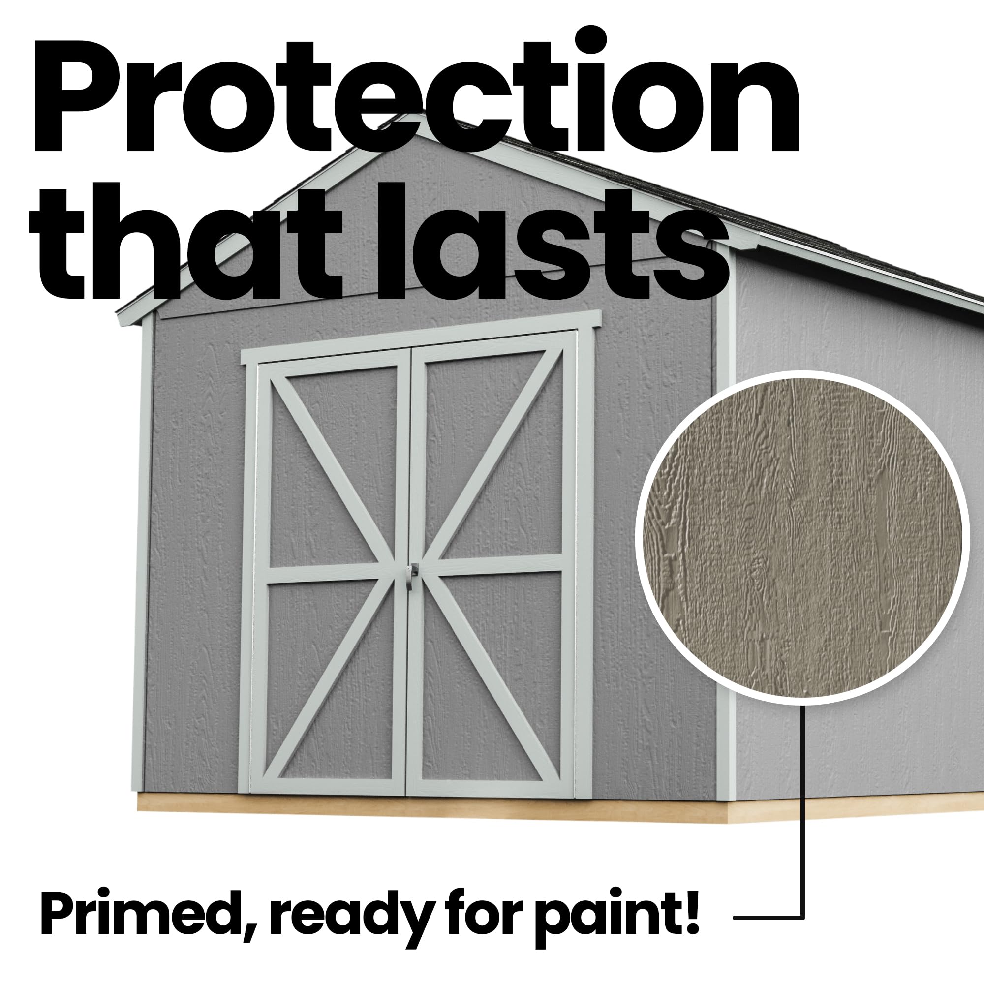 Handy Home Products Rookwood 10x12 Do-It-Yourself Wooden Storage Shed