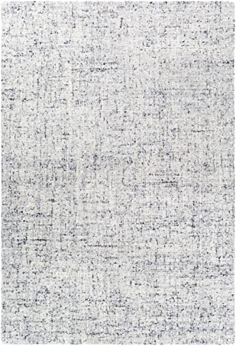 Hauteloom Tanana Wool Living Room, Bedroom Area Rug - Modern - Beige, Black, Gray - 8' x 10'