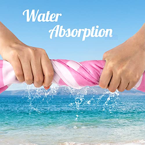 Zookao Personalized Beach Towels Ocean Waves & Sand, Personalized Gifts Custom Gifts for Men,35'' x 72'' Microfiber Absorbent Quick Dry Personalized Beach Towels with Travel Bag