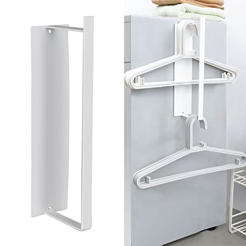 MISNODE Hanger Storage Rock Meral Iron Hanger Organizer 2x3x11 inches Steel Laundry Room Organization Metal Wall Mounted Hanger Laundry Organizer for Laundry Room