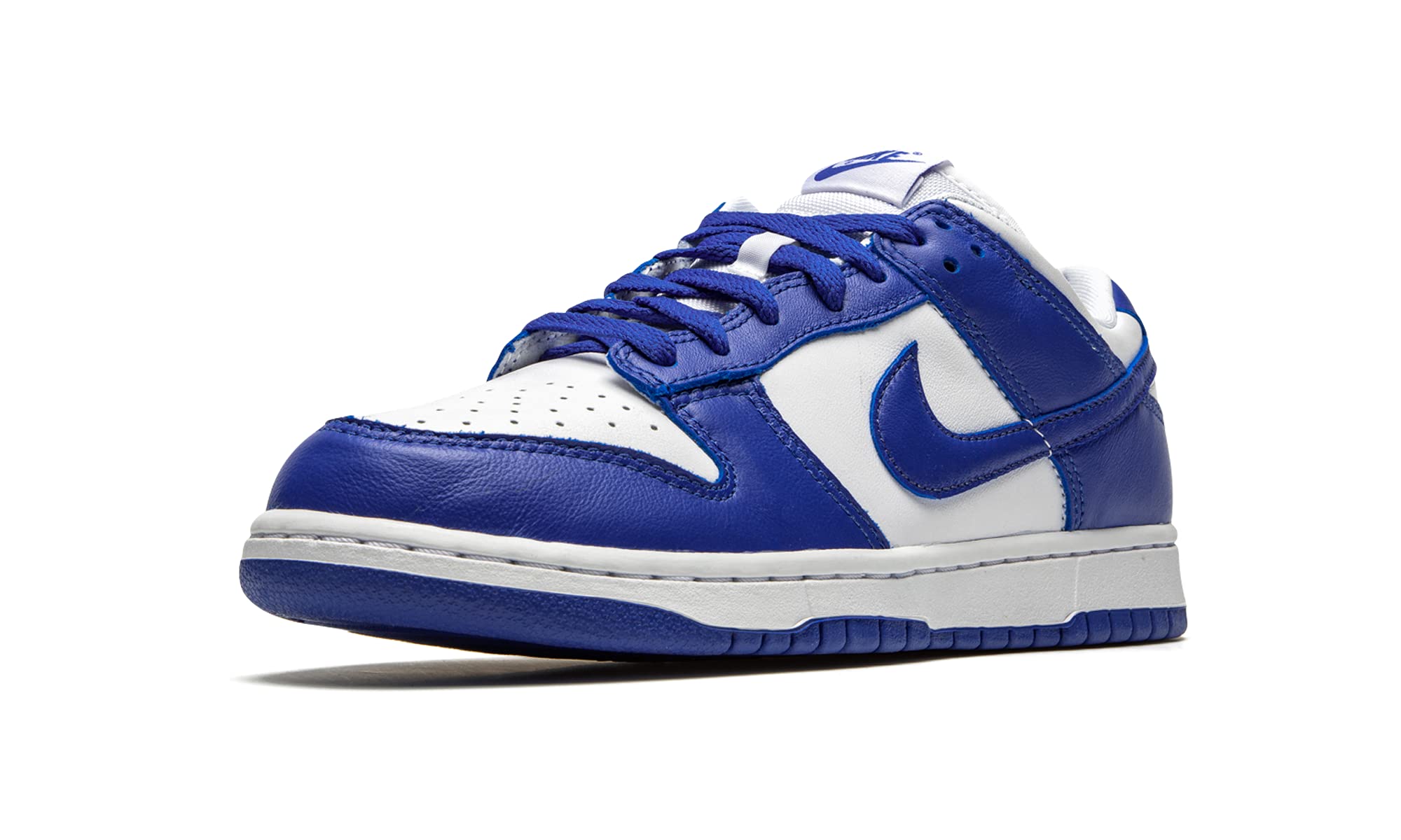 NIKE Air Jordan 1 Low Men's Basketball Shoes, White Varsity Royal, White Varsity Royal, 11.5