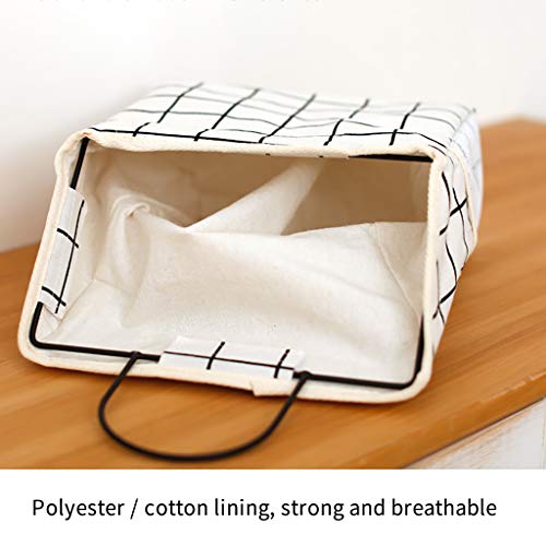 AKIWOS Hanging Storage Baskets, Wall-Mounted Metal Wire Basket Organizer for Entryway, Hallway, Bedroom, Bathroom, Laundry Room