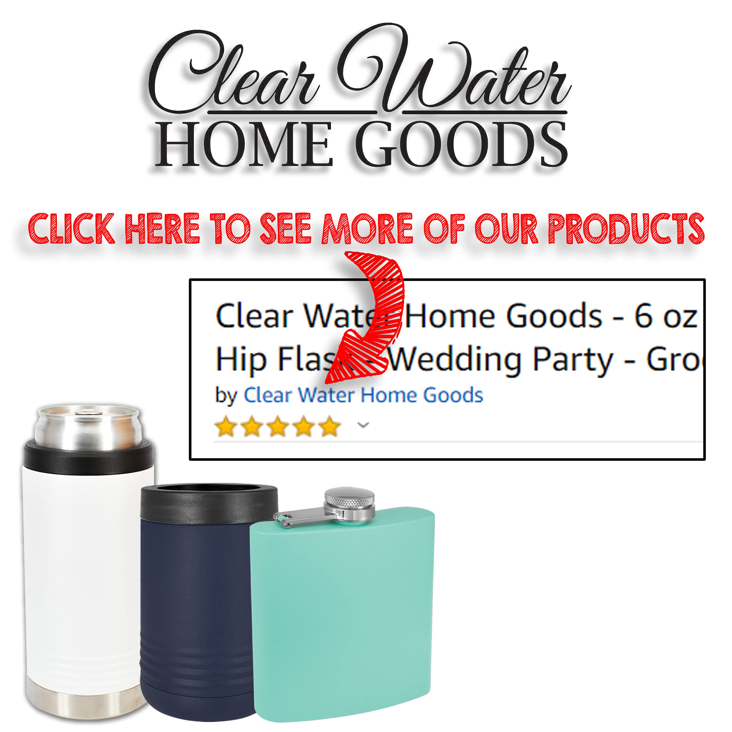 Clear Water Home Goods - 8 oz Rose Gold Holographic Glitter Sparkle Stainless Steel Hip Flask w/Funnel - Wedding Party - Groomsman - Bridesmaid