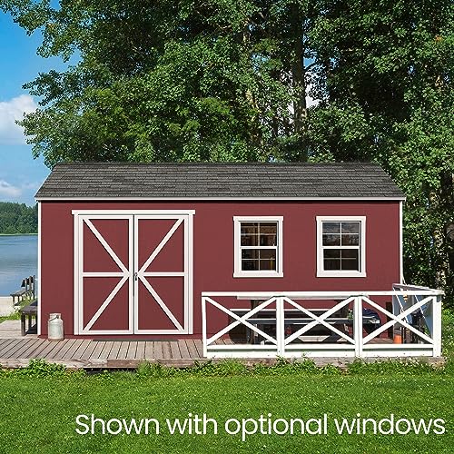 Handy Home Products Rookwood 10x12 Do-It-Yourself Wooden Storage Shed