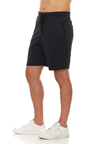 PURE CHAMP Mens Shorts French Terry 3 Pack Gym Shorts for Men Athletic Workout Training Shorts with Zipper Pocket and Drawstring Size XS-3XL (Group A,2XL)