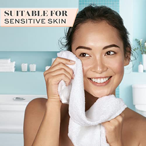 Wealuxe White Washcloths for Body and Face Towel, Cotton Wash Cloths Bulk 48 Pack, Flannel Spa Fingertip Wash Clothes 12x12 Inch, Soft Absorbent Gym Towels