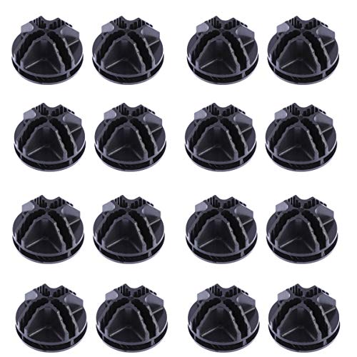 IMIKEYA Cube Organizer 20pcs Wire Cube Plastic Connectors Wire Grid Cube Organizer Connector for Cube Storage Shelves and Modular Closet, Black Cube Storage Organizer