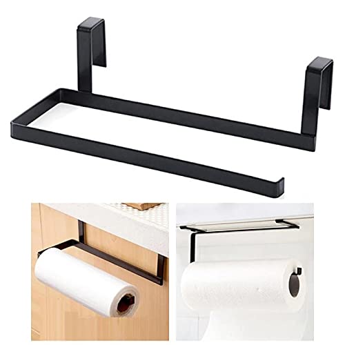 TJLSS Kitchen Free Punch roll Paper Rack Towel Storage Rack Paper Towel Rack Cabinet Hanger Bathroom Rack (Color : D, Size : 23.5cm)