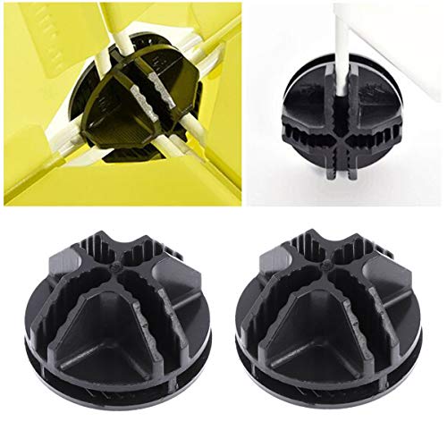 IMIKEYA Cube Organizer 20pcs Wire Cube Plastic Connectors Wire Grid Cube Organizer Connector for Cube Storage Shelves and Modular Closet, Black Cube Storage Organizer