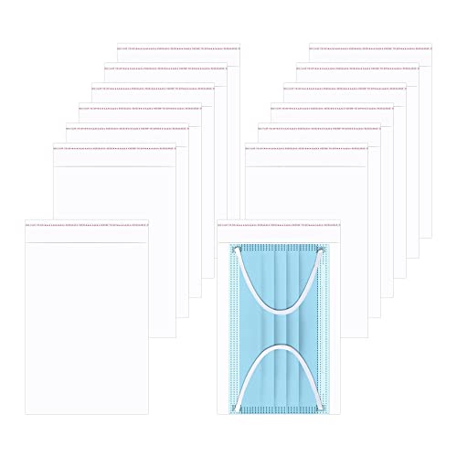 BornFeel 5" x 7" Self Adhesive Cello Bags, 300pcs Clear Resealable Cellophane Bags, 1 Mil, for Cookies, Bakery, Party Decorative Gifts