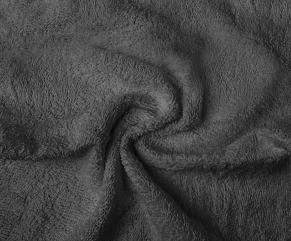 Avalon Towels Cotton Washcloths β (Pack of 24) Size 12x12 Inches Premium Ring Spun Cotton, Super Absorbent Soft Face Towels, Gym Towels, Hotel Spa Quality, Reusable Multipurpose Towels (Grey)