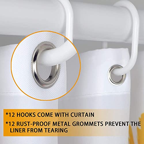 FFIS Anime ๐๐.๐๐จ๐ง ๐๐ฅ๐.๐๐๐ซ ๐๐๐ณ๐ฎ.๐๐จ Bathroom Shower Curtain Set, 4 Piece Bathroom with Waterproof Shower Curtain and Non Slip Shower Mat & Toilet Lid Cover Mat U Carpet