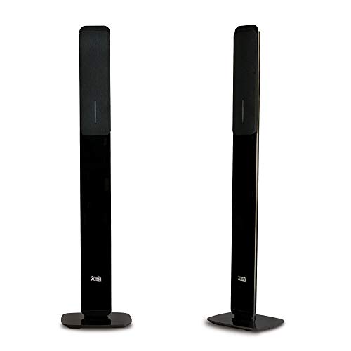 Acoustic Audio AAT5005 Bluetooth Tower 5.1 Home Theater Speaker System with Digital Optical Input and 8" Powered Subwoofer