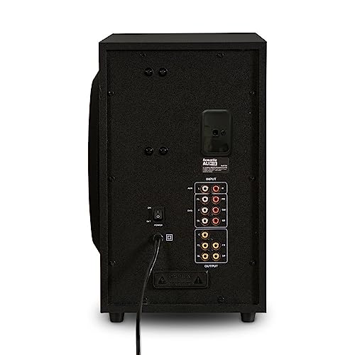 Acoustic Audio AAT5005 Bluetooth Tower 5.1 Home Theater Speaker System with Digital Optical Input and 8" Powered Subwoofer