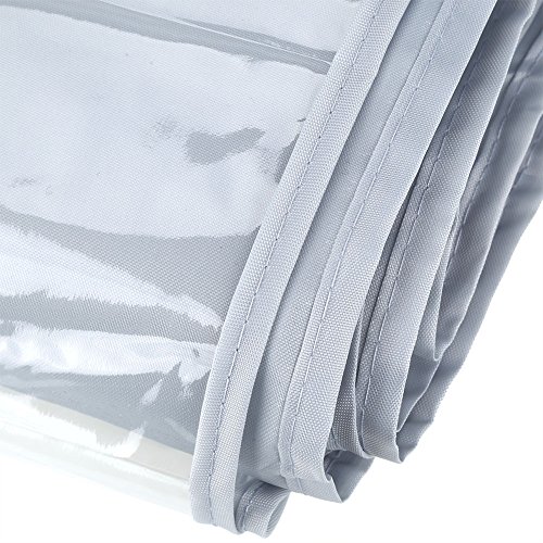 Hanging Handbag Organizer for Closet, Clear Hanging Purse Organizer Storage for Purses and Handbags with 10 Pocket for Bedroom(Light Grey)