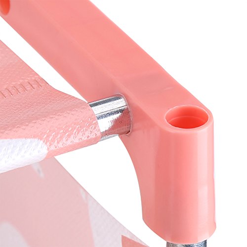 Fdit 3 Tier Stackable Shoe Shelves Portable Shoe Tower Closet Rack Storage Cabinet Boot Organizer Shoe Stand for Slippers Sneakers High Heels(Pink)