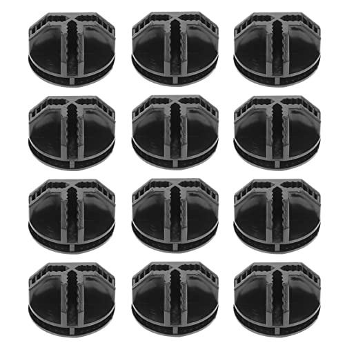 balacoo Wire Connectors Mesh Fence 12pcs Plastic Connector Wire Cube Connectors Modular Organizer connectors Closet Storage connectors Wire Grid Cube Cabinet Shelf Storage Racks Shelves