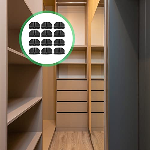 balacoo Wire Connectors Mesh Fence 12pcs Plastic Connector Wire Cube Connectors Modular Organizer connectors Closet Storage connectors Wire Grid Cube Cabinet Shelf Storage Racks Shelves