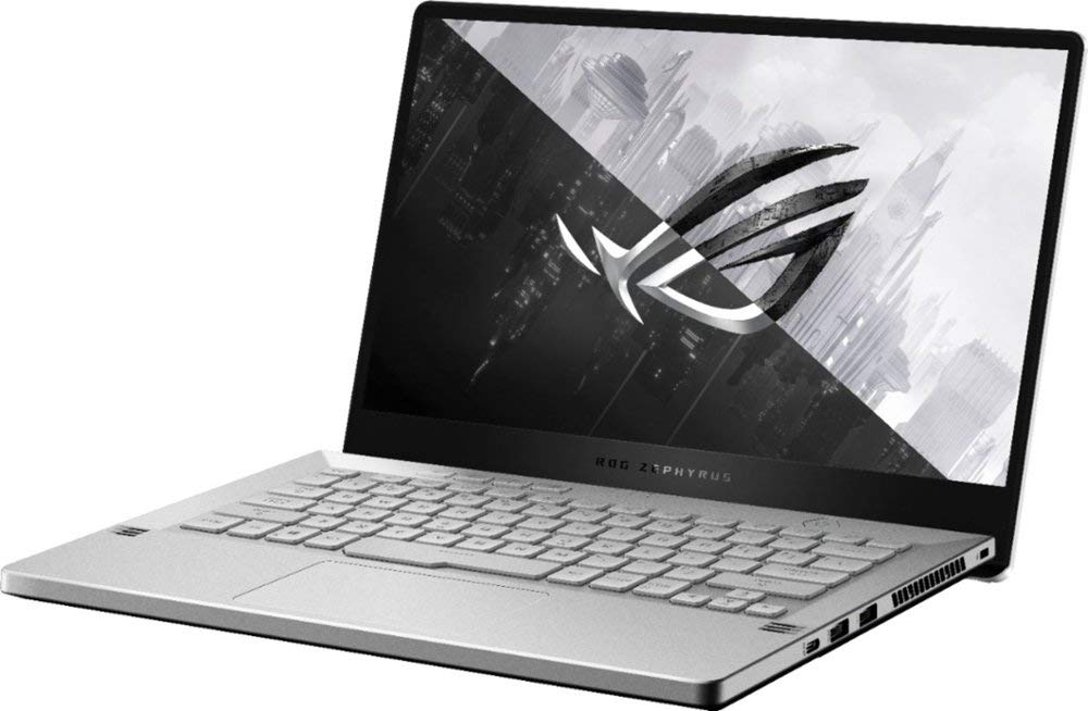 2021 Asus ROG Zephyrus G14 14" FHD 120Hz Premium Gaming Laptop, AMD 8-core Ryzen 9 4900HS, 16GB RAM, 1TB PCIe SSD, NVIDIA GeForce RTX 2060 6GB GDDR6, Backlit Keyboard, Windows 10, Moonlight White