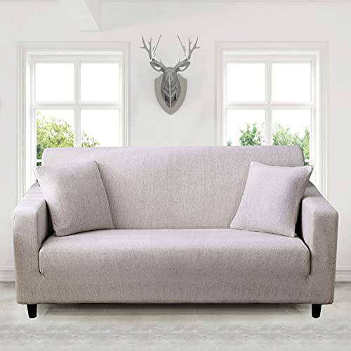 JOYDREAM Stretch Loveseat Slipcovers, 2 Seater Couches Cover, Printed Sofa Cover, Universal Couch Cover Sofa Slipcovers with 1 Pillowcase, Medium