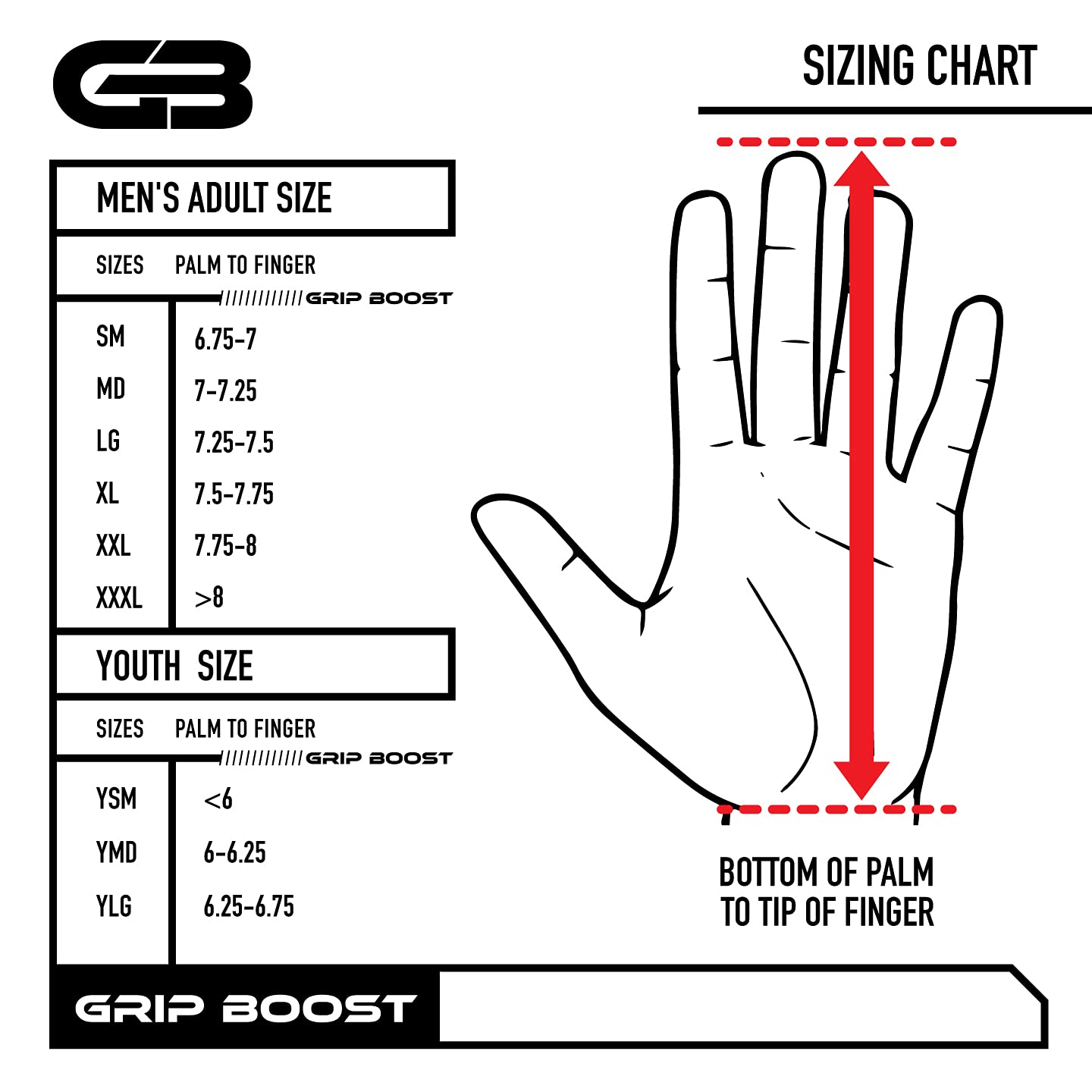Grip Boost Stealth Dual Color Football Gloves Boys - Youth Sizes (Red/White, Youth Small)