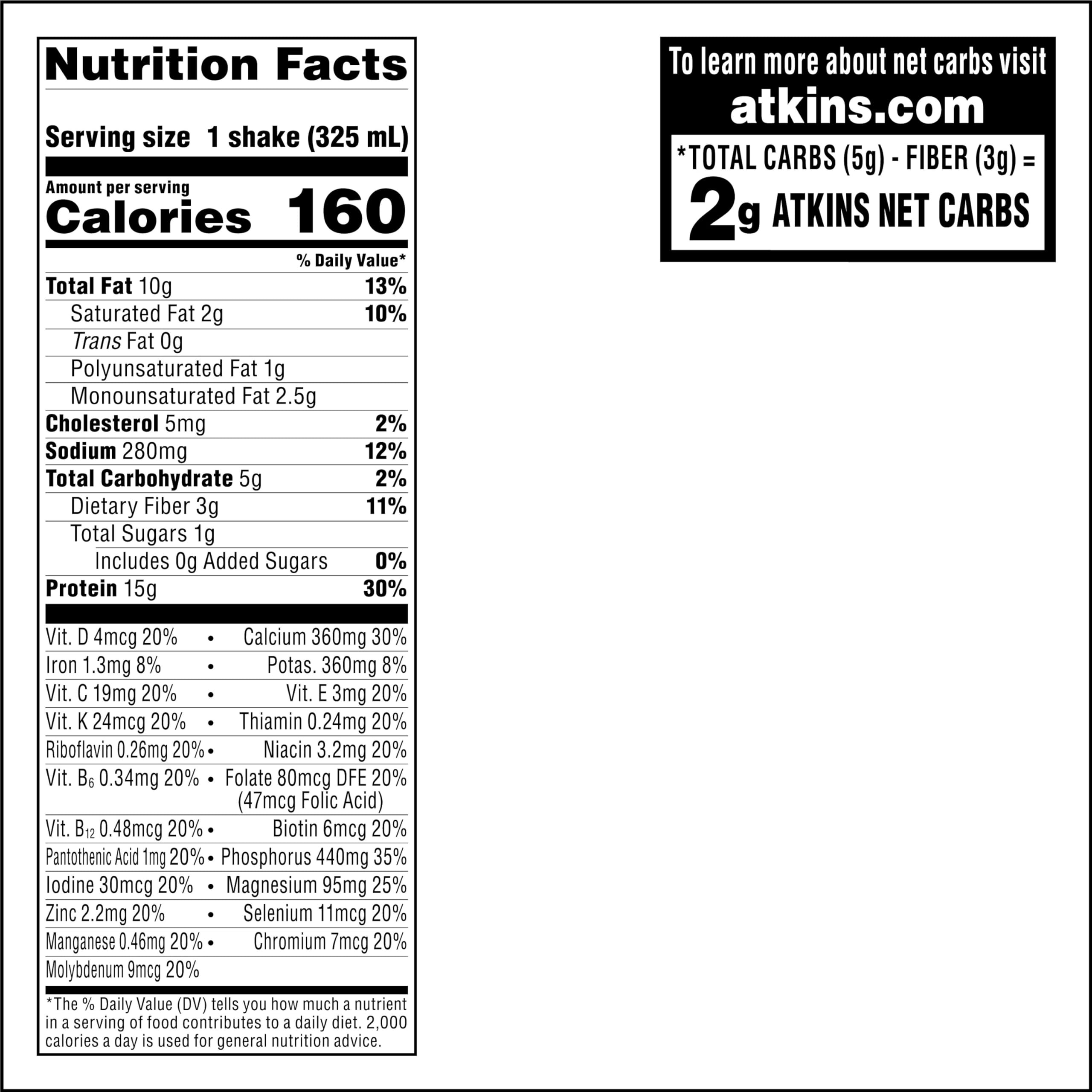 Atkins Atkins Energy Shake Creamy Caramel, 4 Count (Pack of 3)