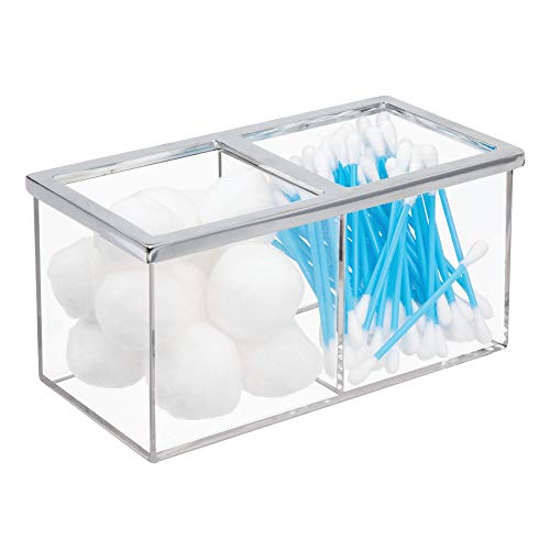 iDesign Clarity BPA-Free Plastic Customizable 4-Piece Organizer, 6.5" x 6.5" x 4.53"