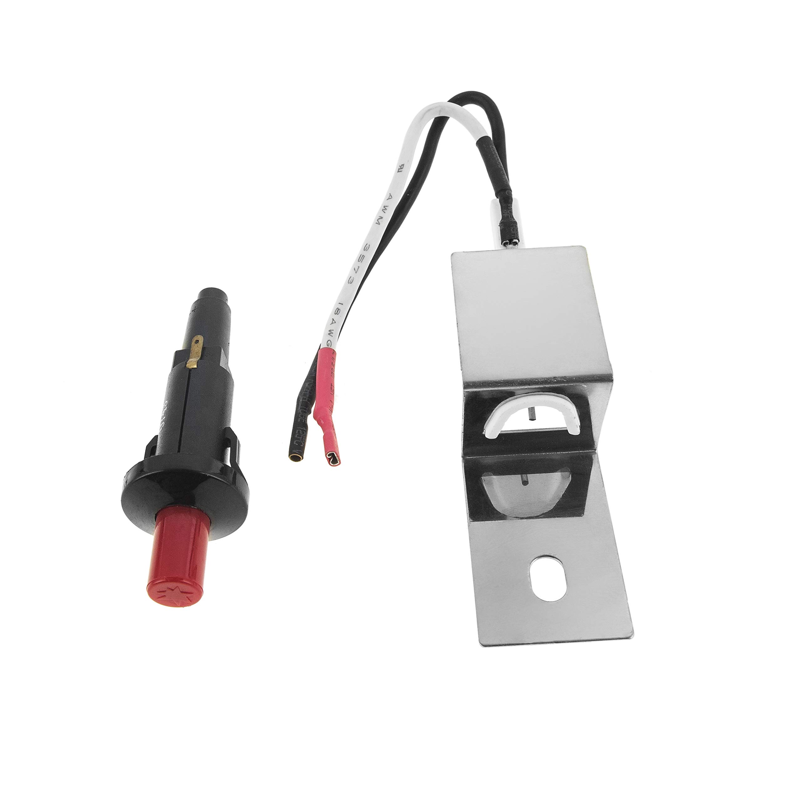 80462 Gas Grill Replacement Ignitor Kit for Weber Q100 Q200 Gas Grills, Push Button Ignitor fire Starter