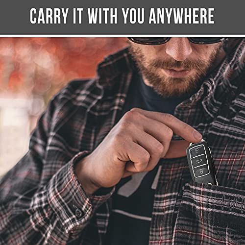 Sneaky Booze Stash Car Key Fob Remote Diversion Safe: Smell/Odor Proof Bag Discrete Portable Storage Container To Hide Pills Jewelry or Valuables Secret Hidden Travel Can Or Home Security 1 Pack