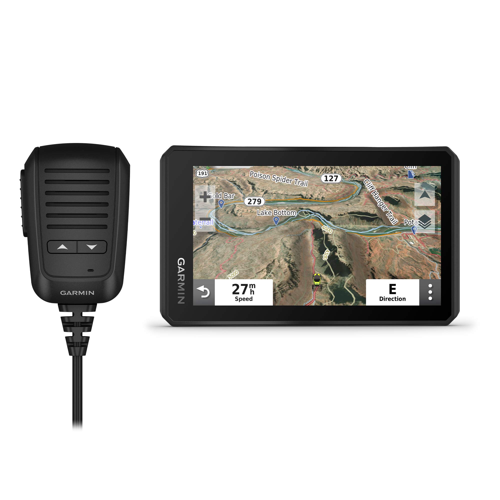 Garmin Tread Powersport Off-Road Navigator with Group Ride Radio, Group Tracking and Voice Communication, 5.5" Display, 010-02406-00,Black