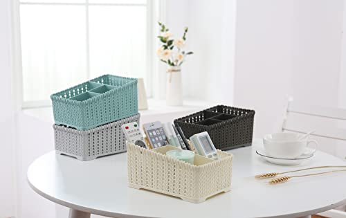 Multi-Purpose Storage Organizer | Office, Living Room, Bathroom Organizer | Holds Stationary, Vitamins, Supplements, Makeup | Large Capacity | Home Organization (Green)