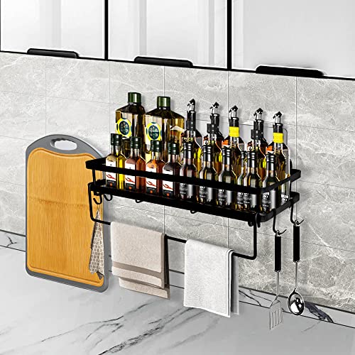 FYLEIRF 4 Pack Shower Caddy,Shower Organizer,Shower Shelf For Inside Shower,No Drilling Space Saver With Wall Mounting Design,Black