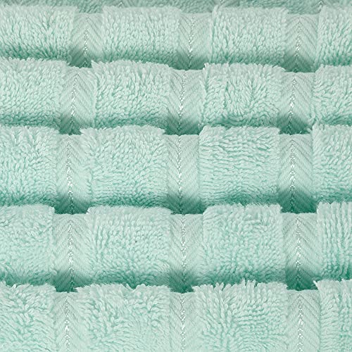 Comfort Realm Ultra Soft Towel Set, Combed Cotton 600 GSM 100 Percent Cotton (Mint, 2 Bath Sheet)