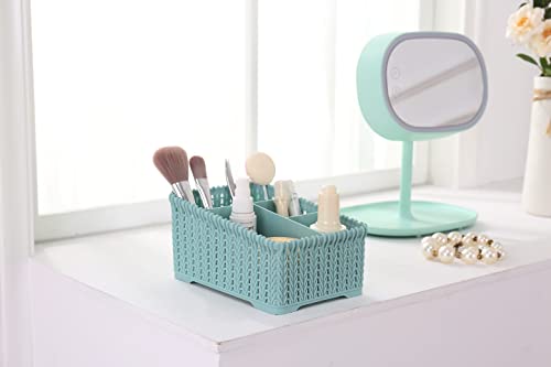Multi-Purpose Storage Organizer | Office, Living Room, Bathroom Organizer | Holds Stationary, Vitamins, Supplements, Makeup | Large Capacity | Home Organization (Green)