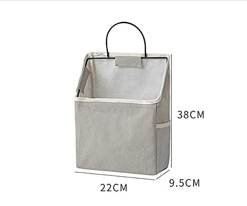 DRON TOOON Fabric Wall Hanging Storage Caddy Bag Over the Door Pouch Organizer for Bedroom Bathroom Kitchen