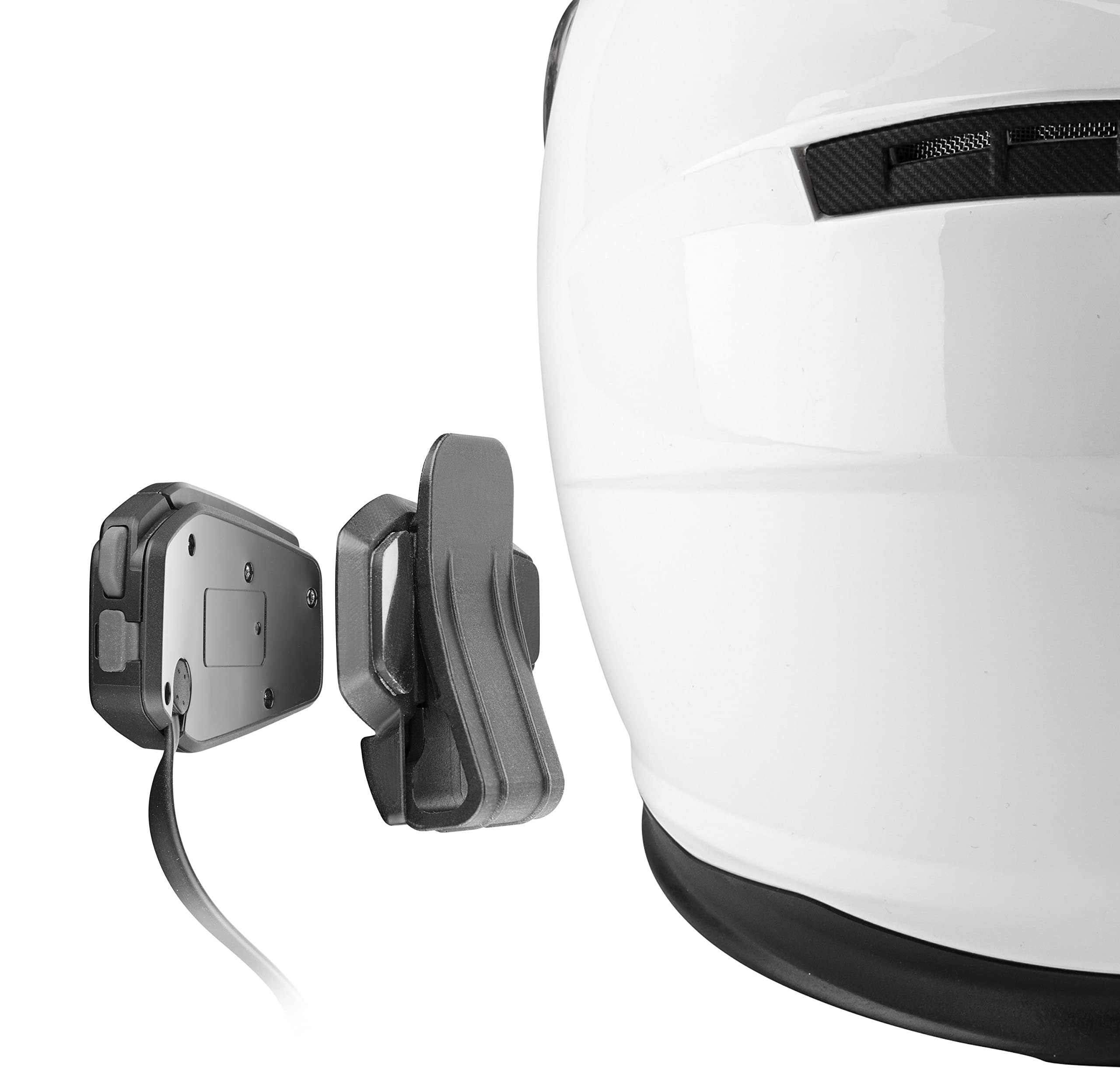 Interphone Cellularline, 2 Motorcycle Intercoms with Bluetooth and Mesh Communication, Model U-Com 16, Up to 4 Motors, Distance 1 Km, Compatible with Sena, OEM and GPS, Waterproof, Universal