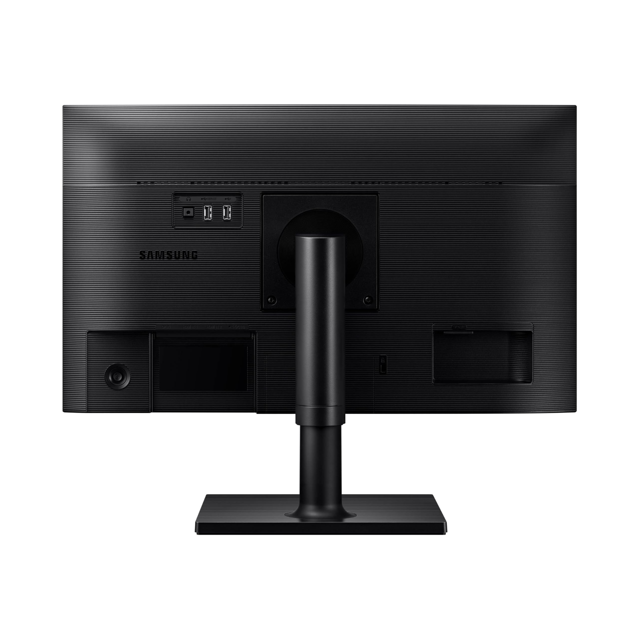 SAMSUNG FT45 Series 24-Inch FHD 1080p Computer Monitor, 75Hz, IPS Panel, HDMI, DisplayPort, USB Hub, Height Adjustable Stand, 3 Yr WRNTY (LF24T454FQNXGO),Black