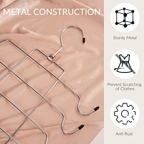 Bra Hanger, Tank Top Hanger Organizer for Closet, 4 Storage Capacity Top Swivel Hook Clothes Wrinkle-Free, ZEDODIER Hanging Space Saving Hanger Bra Holder Camisole Storage