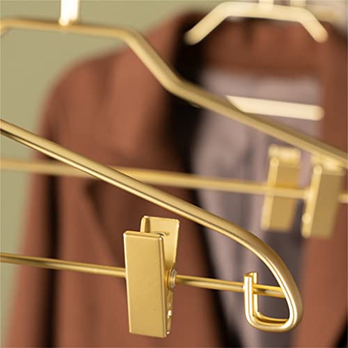 n/a 5pcs Trouser Hangers Clothes Hanger Matte Aluminum Alloy Traceless Dress Pants Towel Hanger Wardrobe (Color : 2)