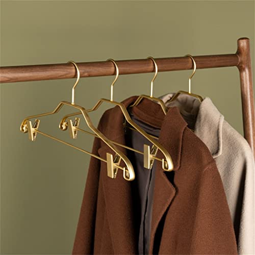 n/a 5pcs Trouser Hangers Clothes Hanger Matte Aluminum Alloy Traceless Dress Pants Towel Hanger Wardrobe (Color : 2)