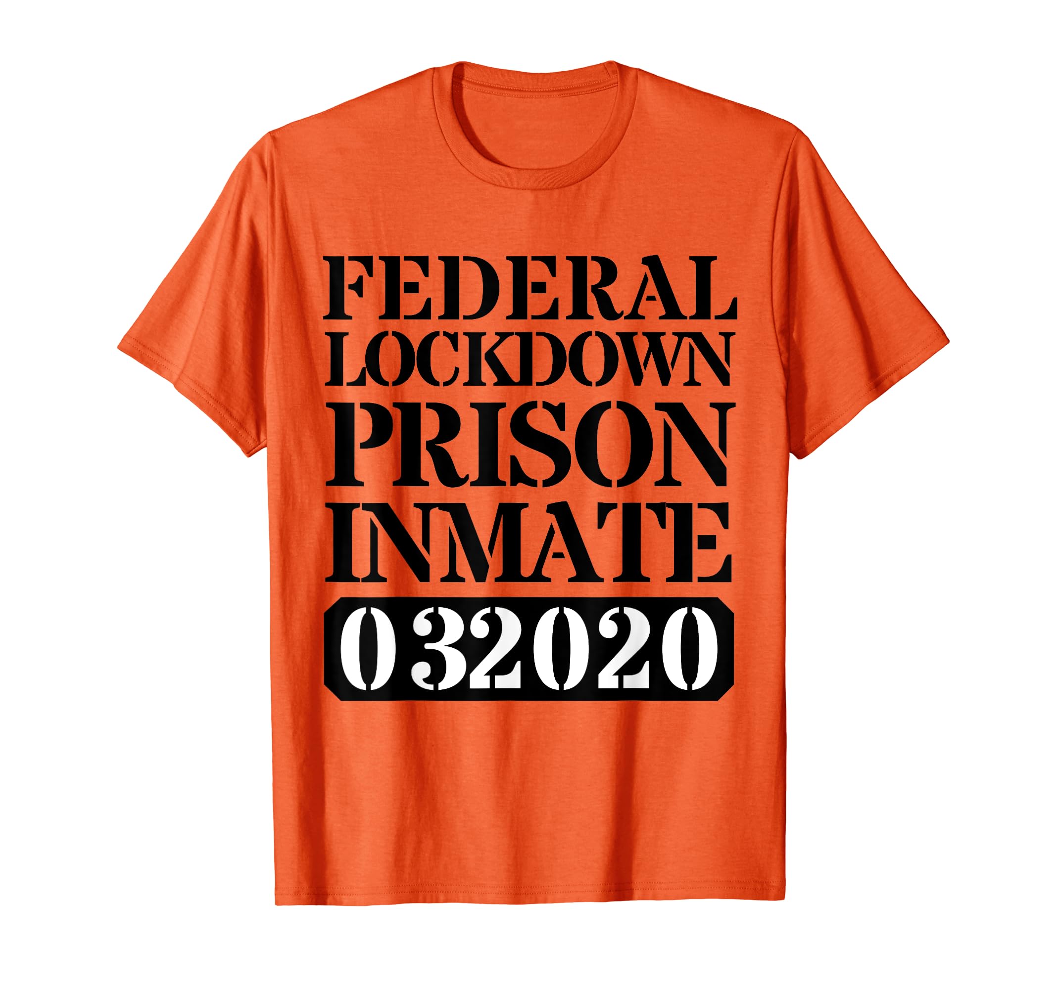 Federal Lockdown Prison Inmate - Men Women Inmate Costume T-Shirt