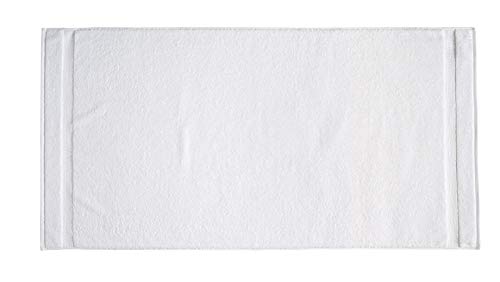 AmazonCommercial Premium 100% Cotton Bath Towel Set - Pack of 6, 27 x 54 Inches, 600 GSM, White