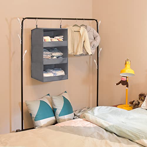 GRANNY SAYS Bundle of 1-Pack Hanging Shelves & 1-Pack Extra Large Storage Bin with Lid